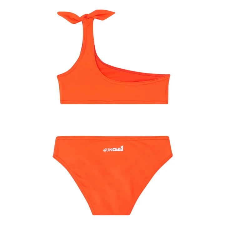 Sunchild - Eva Two-piece Asymmetrical Swimsuit - Orange | Smallable