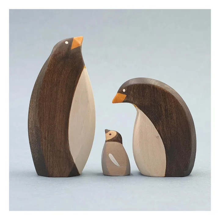 Brin d’Ours - Standing Penguin Wooden Figurine | Smallable