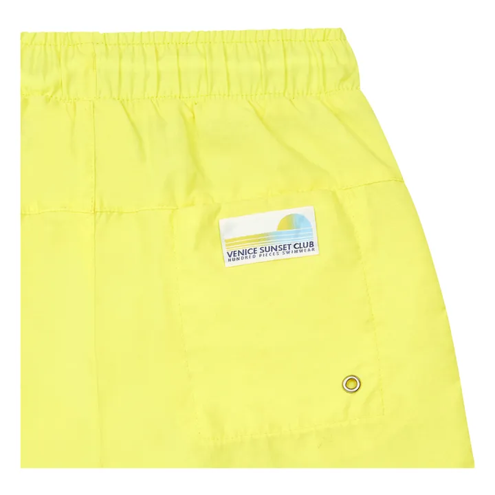 Hundred Pieces - Mid-Length Swim Trunks - Yellow | Smallable