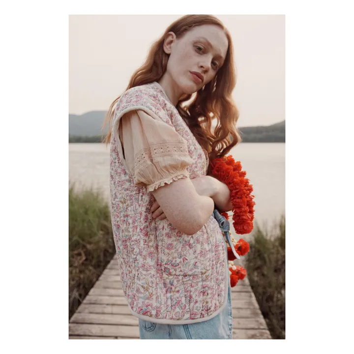 Louise Misha - Emma Cotton Muslin Blouse - Peach | Smallable