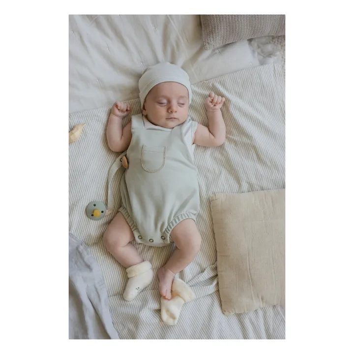 1+ in the family - Aina Pacifier hook - Pale green | Smallable