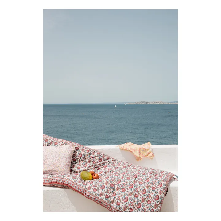 Louise Misha - Zebra Cotton Floor Mat - Cream | Smallable