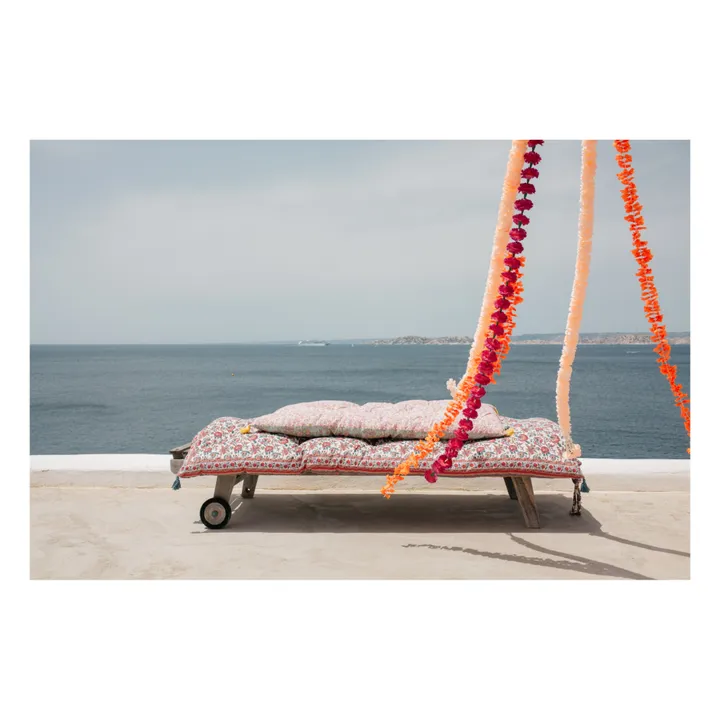 Louise Misha - Zebra Cotton Floor Mat - Cream | Smallable