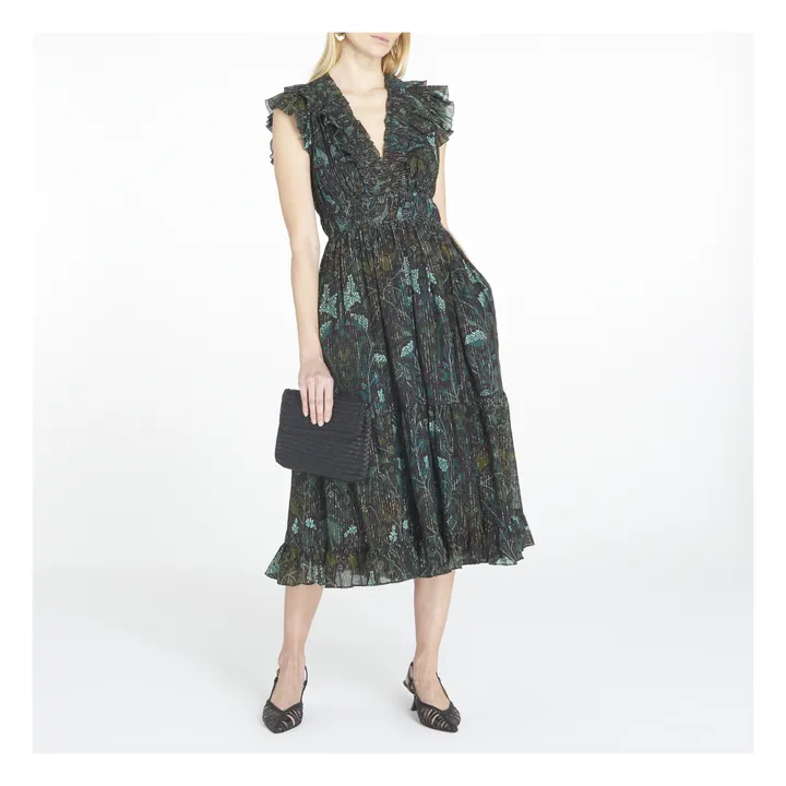 Ulla Johnson - Samara Dress - Dark green | Smallable