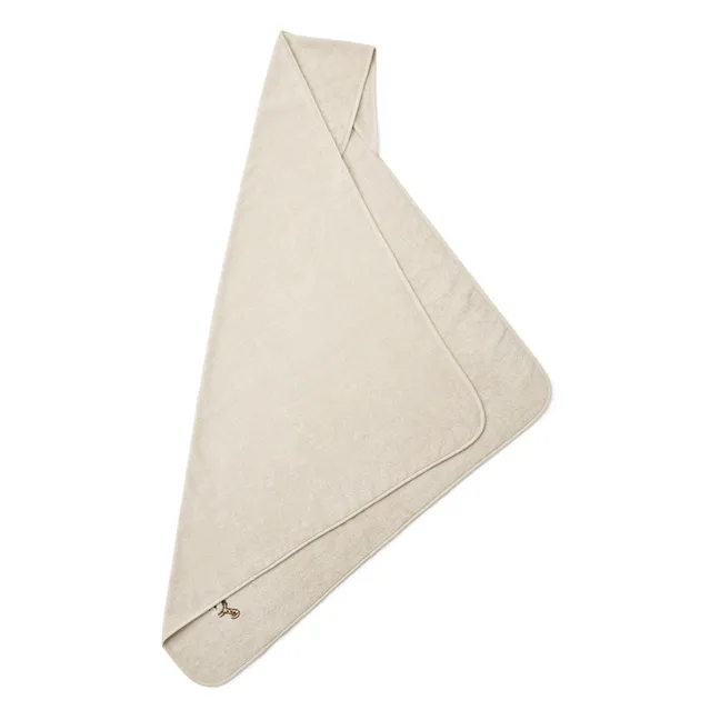 Nobodinoz - So Cute Organic Cotton Bathcape 73x73cm - Green | Smallable