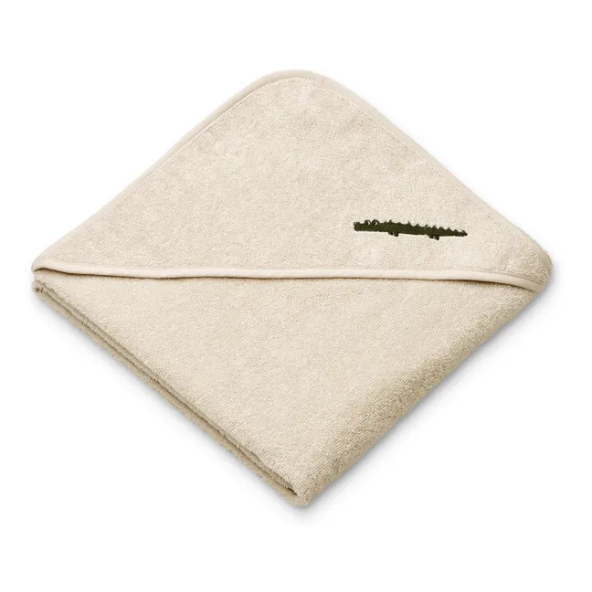 Nobodinoz - So Cute Organic Cotton Bathcape 73x73cm - Green | Smallable