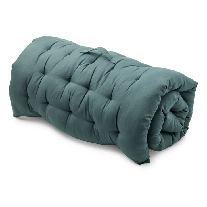 Liewood - Barney Organic Cotton Floor Mattress - Grey blue | Smallable