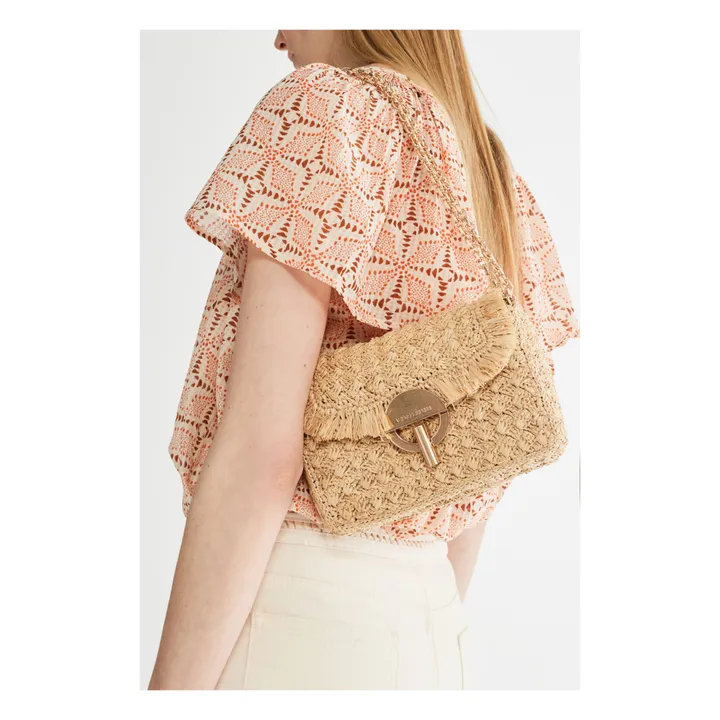 Vanessa Bruno - Moon Raphia Bag - Natural | Smallable