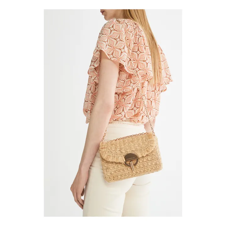 Vanessa Bruno - Moon Raphia Bag - Natural | Smallable