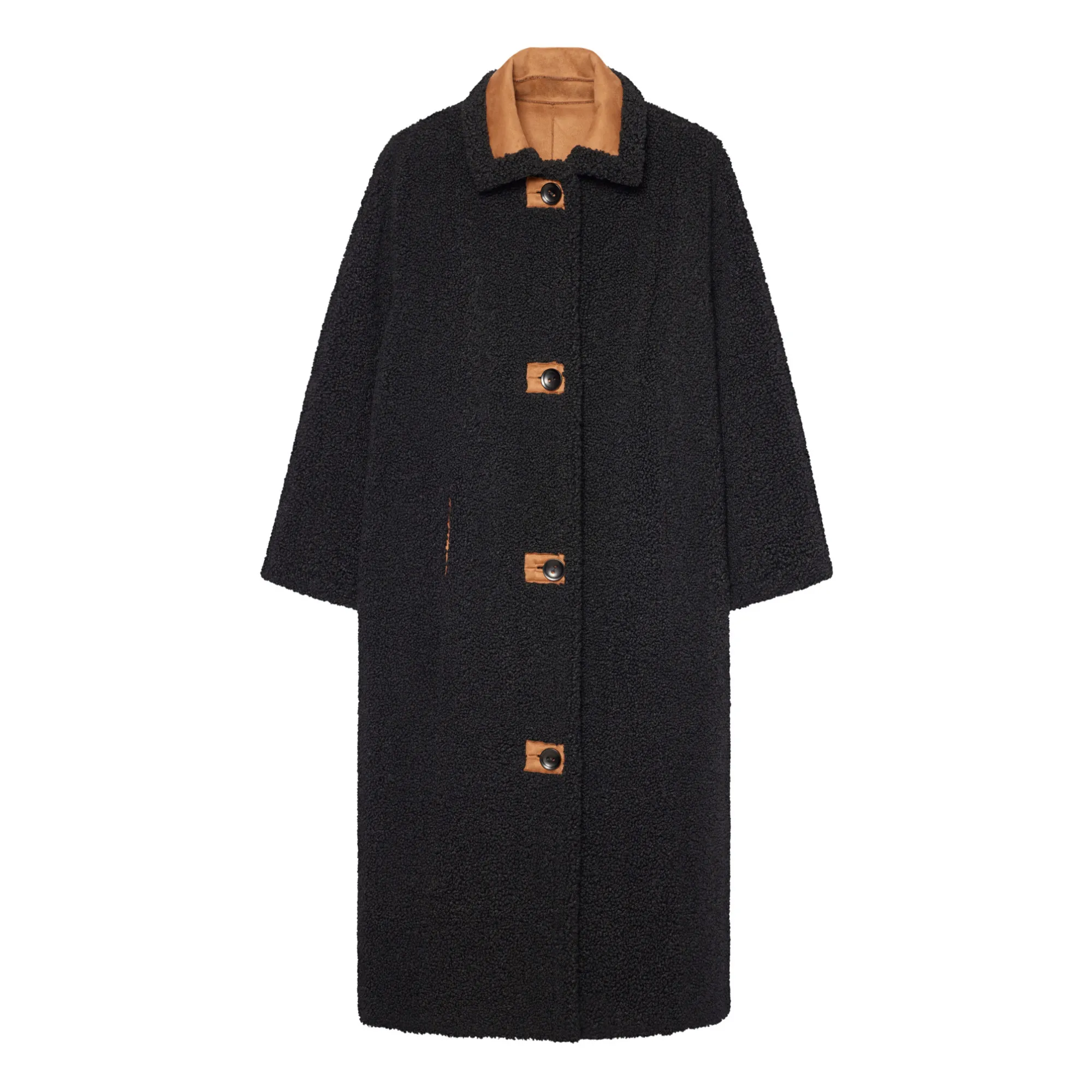 Stand Studio - Kenca Reversible Coat - Black | Smallable