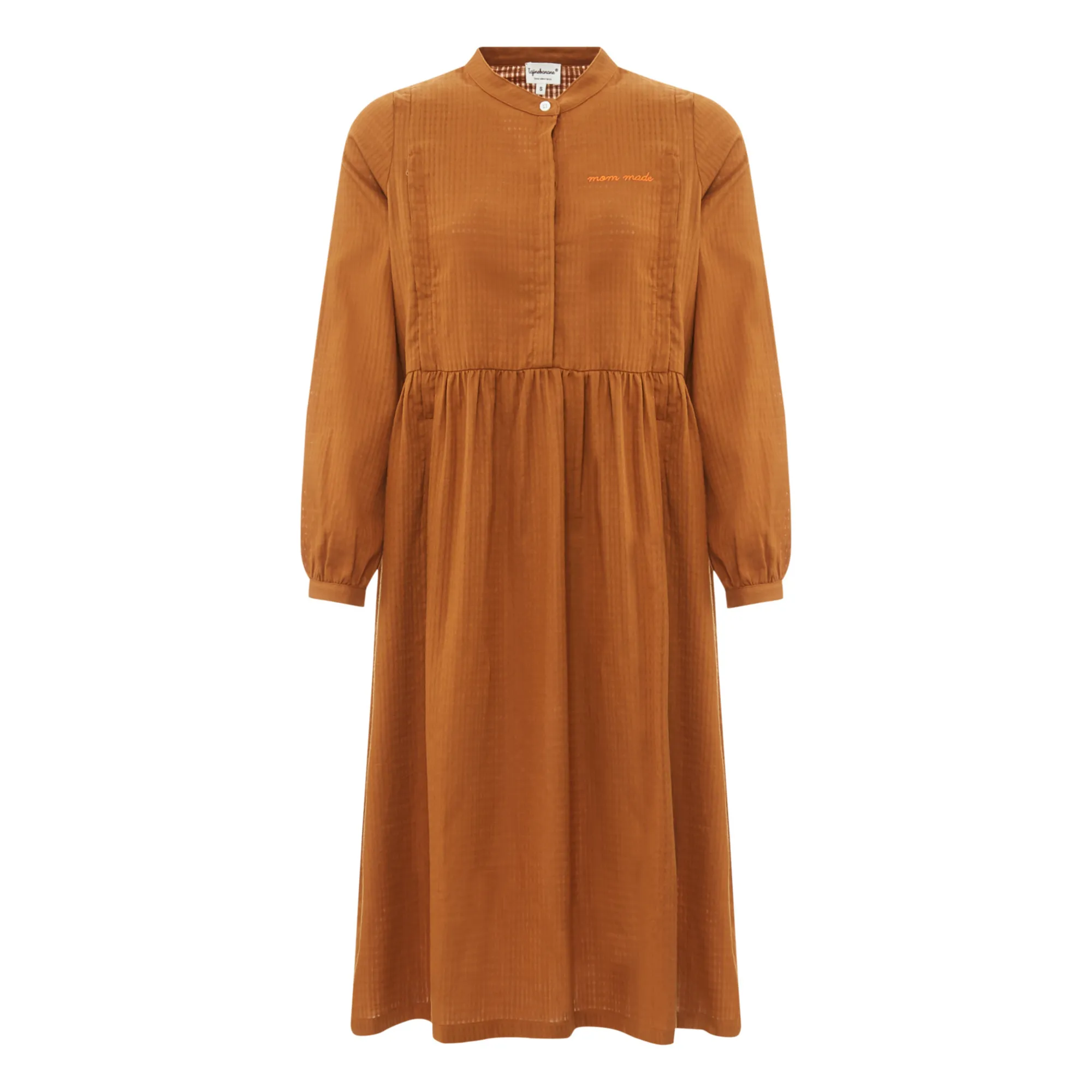 Tajinebanane - Romance OEKO-TEX Cotton Breastfeeding Dress - Brown ...