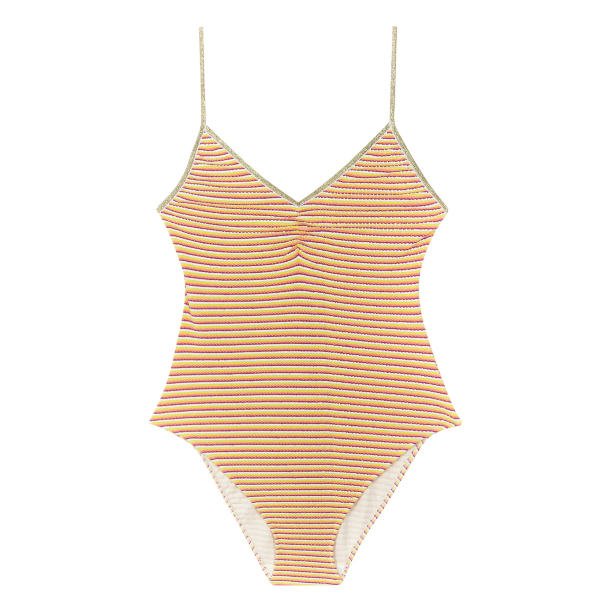La Nouvelle - Bri Summer Stripes One-Piece Swimsuit - Yellow | Smallable