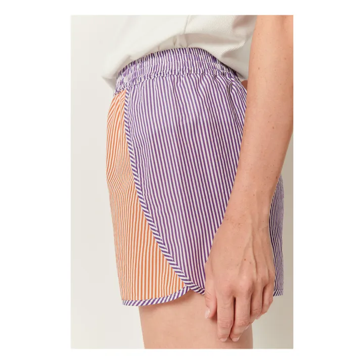 Sessùn - Short Carnon Rayures - Orange | Smallable