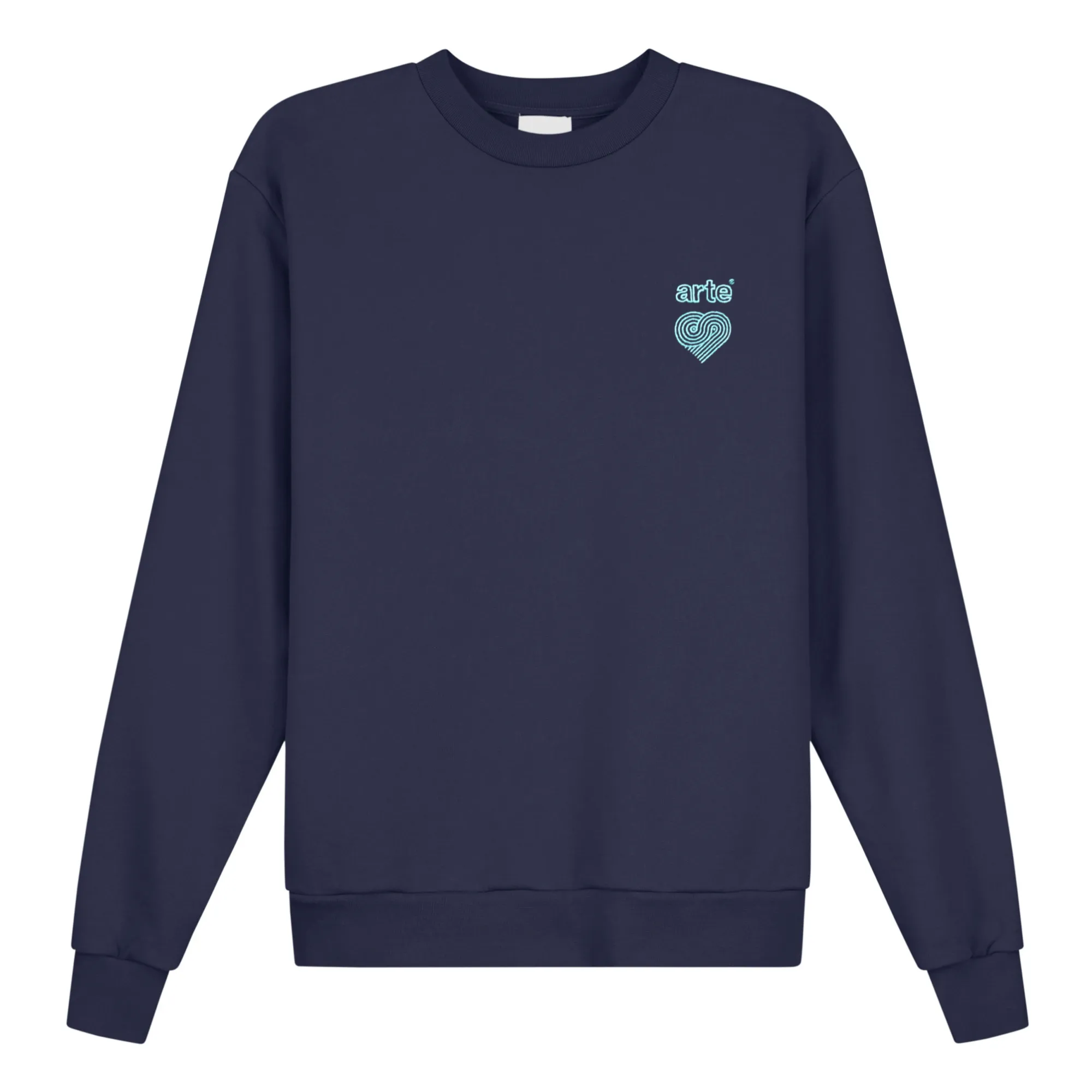 Arte Antwerp - Conrad Heart Logo Sweater - Navy blue | Smallable