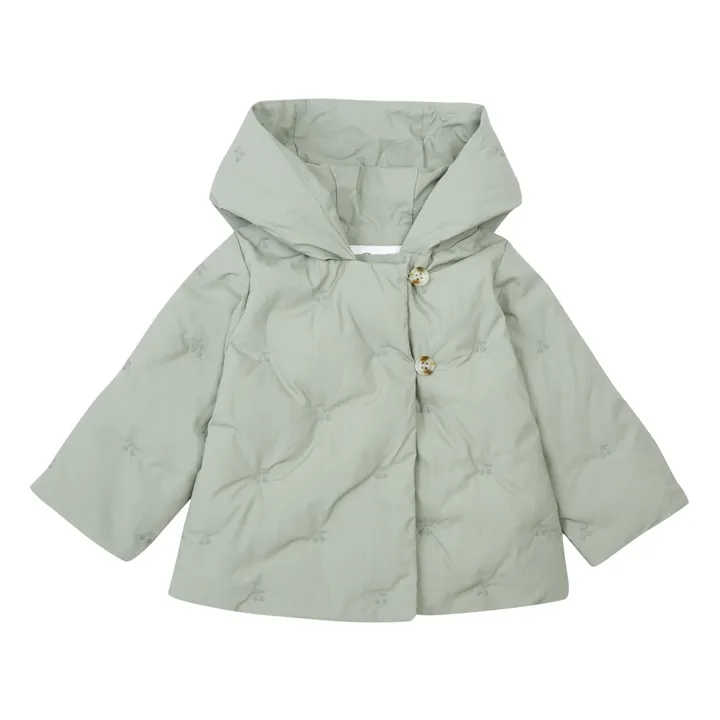 Bonpoint - Bonno Fine Down Jacket - Verdigris | Smallable