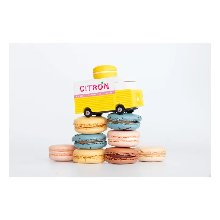 Candylab - Wooden Lemon Macaron Car | Smallable