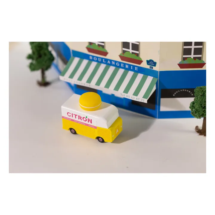 Candylab - Wooden Lemon Macaron Car | Smallable