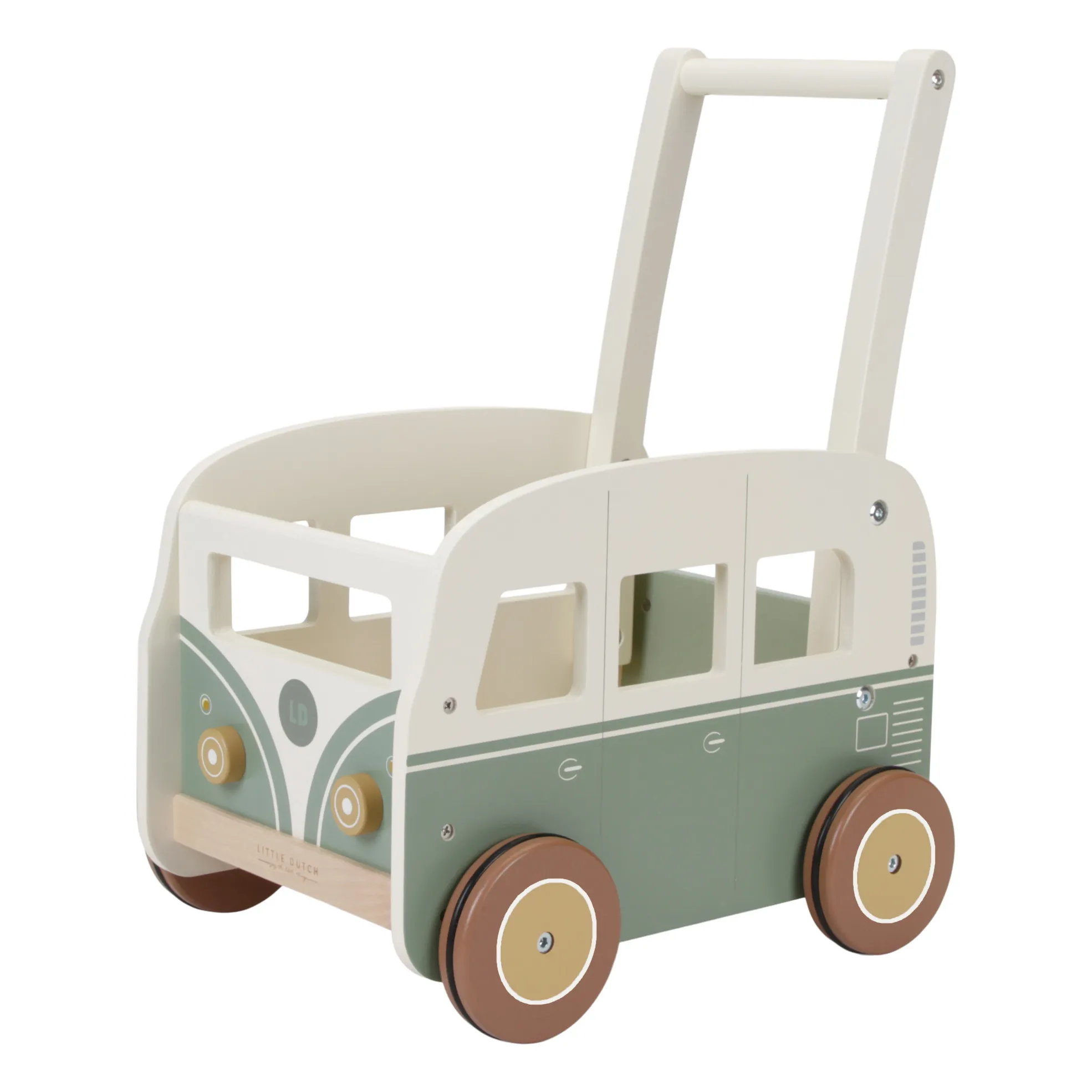 Little Dutch - Wooden Van Push-Along Walker | Smallable