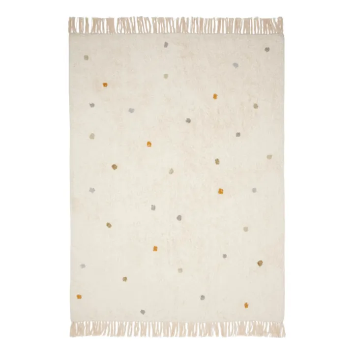 Little Dutch - Dot rug in organic cotton - Blue | Smallable