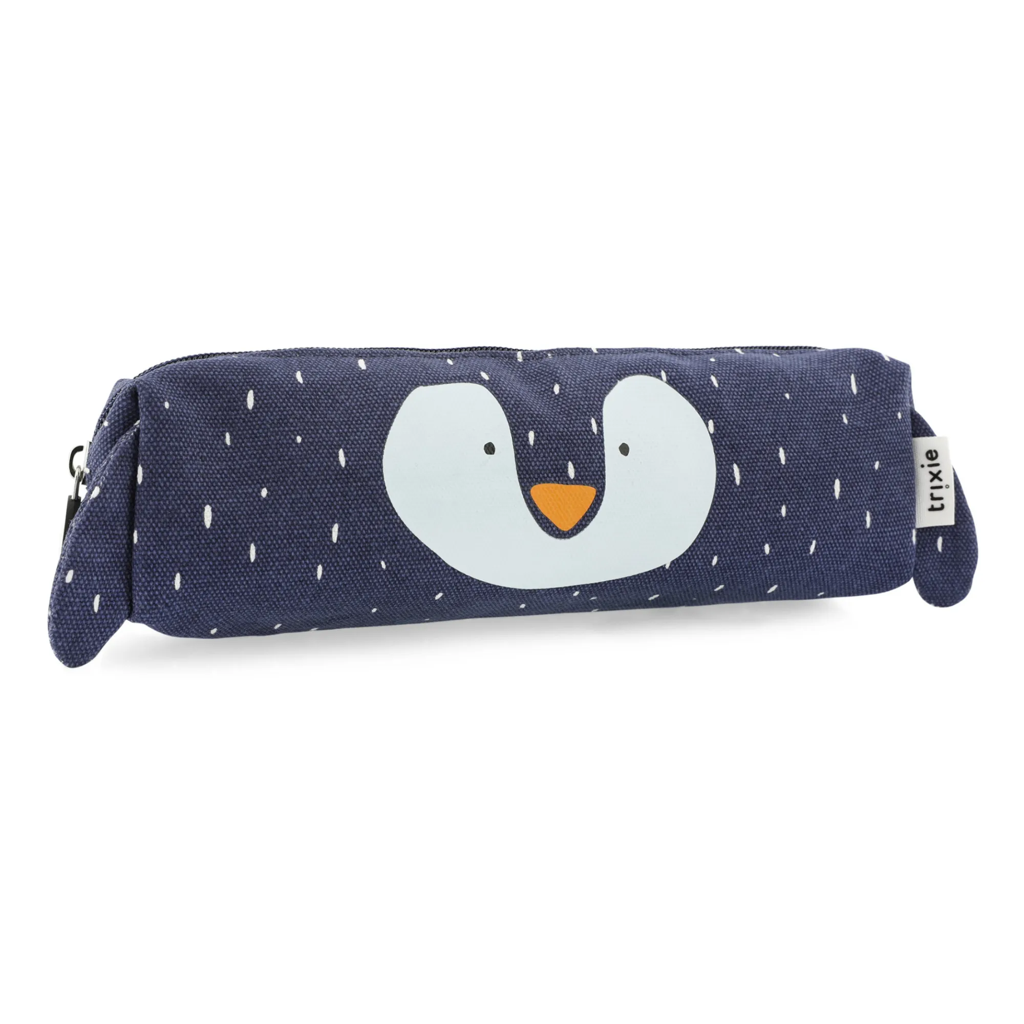 Trixie - Mr Penguin Long Pencil Case - Navy blue | Smallable