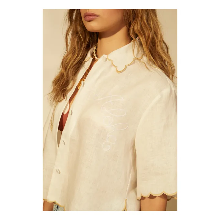 Tressé - Camila Linen Shirt - White | Smallable