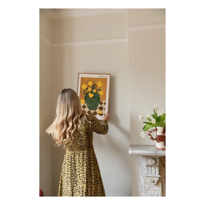 Rose England - Affiche Yellow Flowers | Smallable