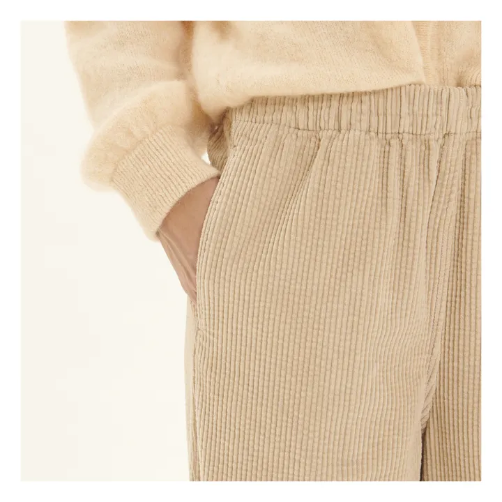 American Vintage - Padow Corduroy Pants - Mastic | Smallable