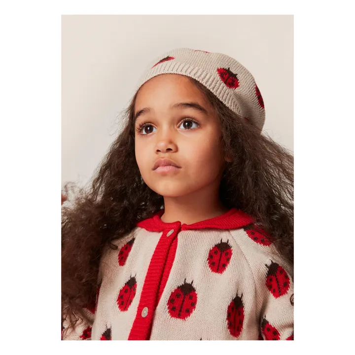 Konges Sløjd - Belou Merino Wool Cardigan - Red | Smallable