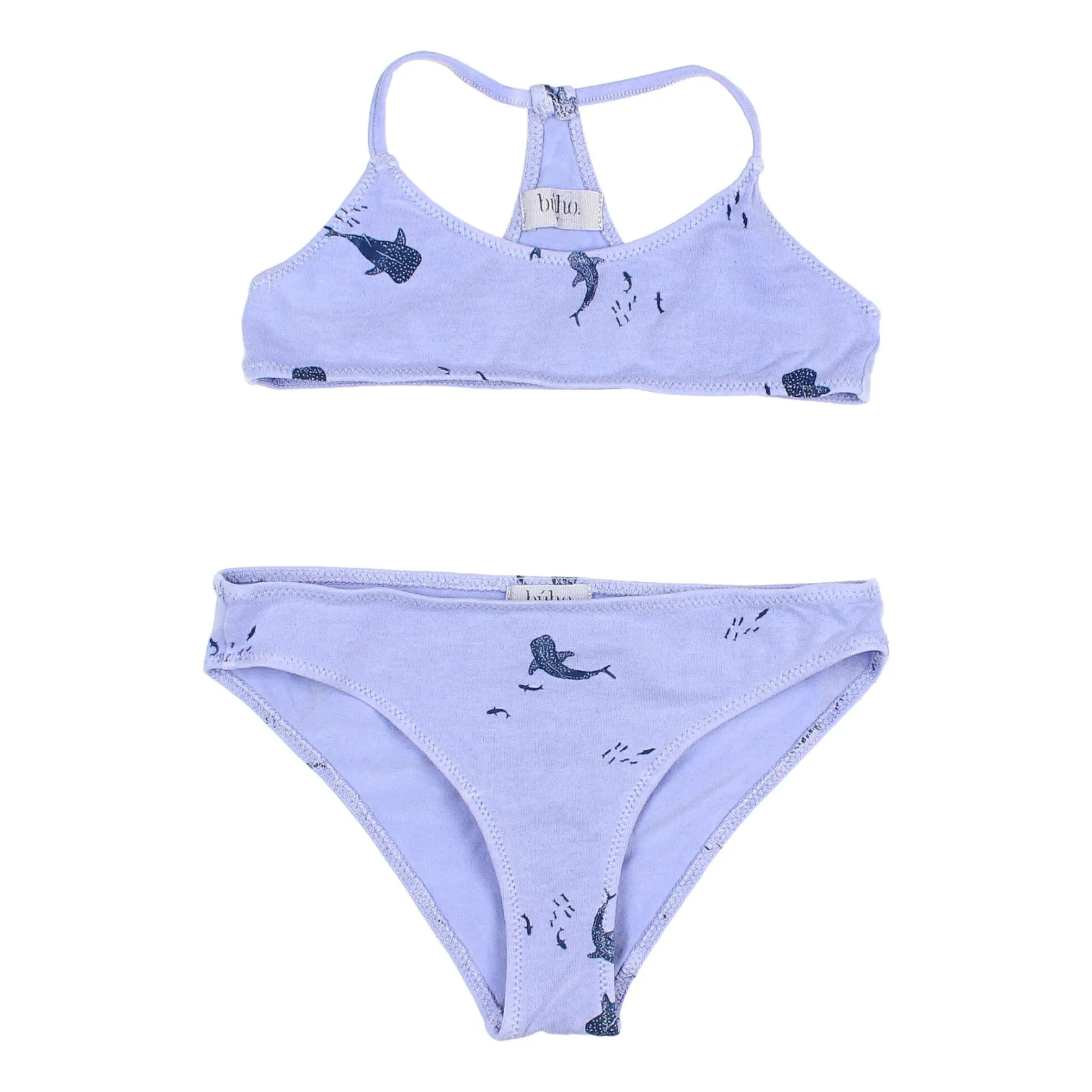 Búho - Organic Cotton Ocean Bikini - Lavender | Smallable