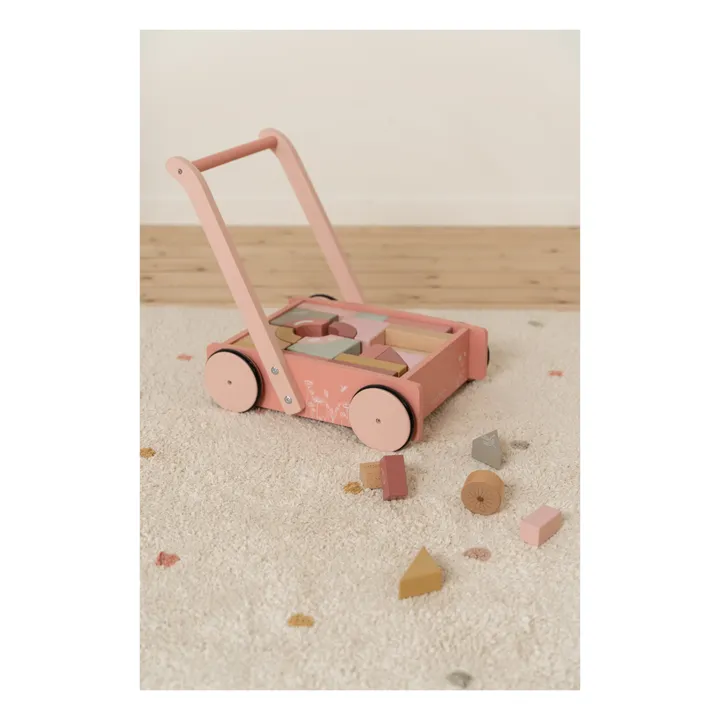 Little Dutch - Dot rug in organic cotton - Pink | Smallable