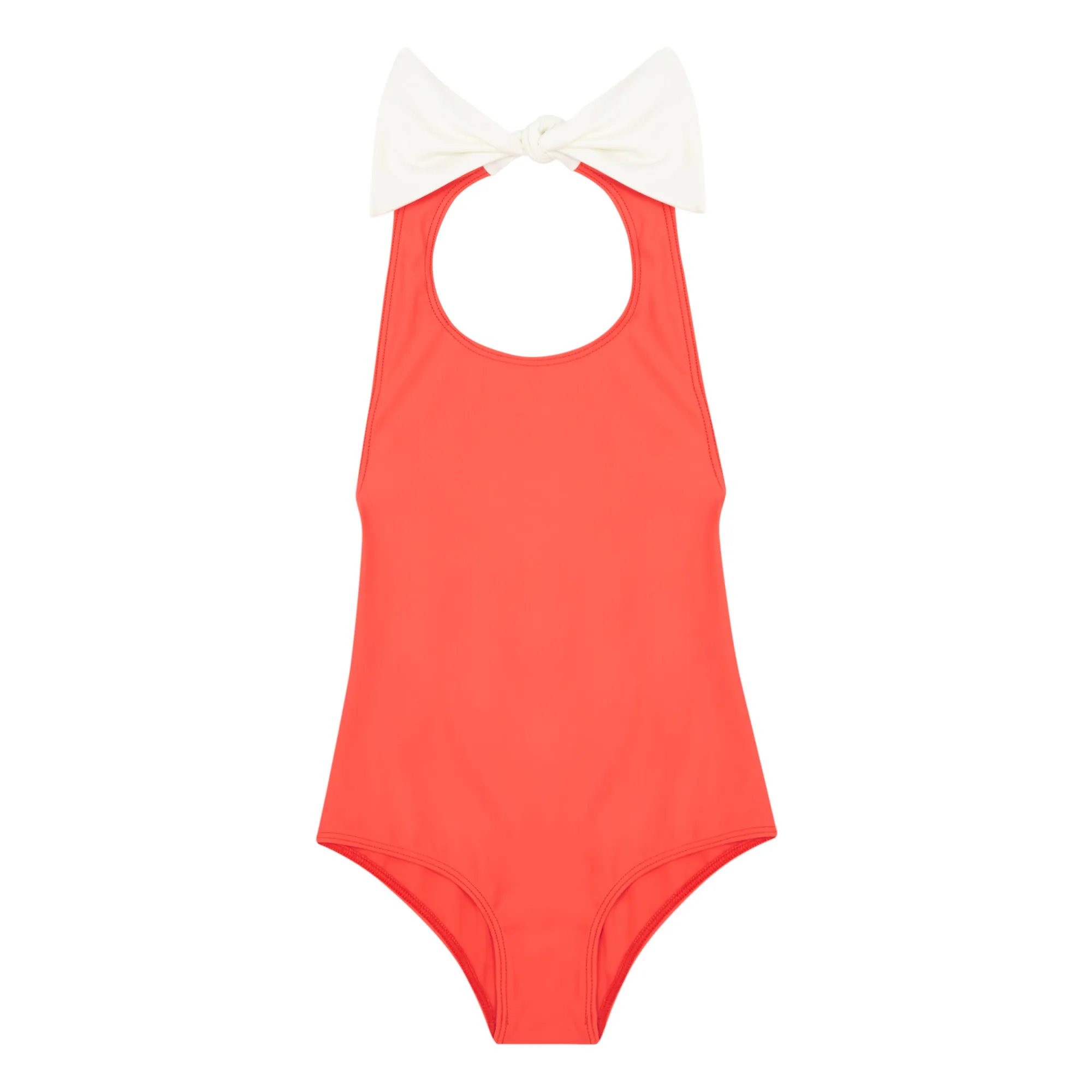 Canopea - Zita One-piece Recycled Polyamide Swimsuit - Orange | Smallable