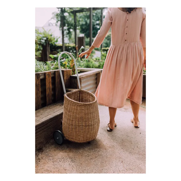Olli Ella - Luggy Wheeled Rattan Kids Basket | Smallable