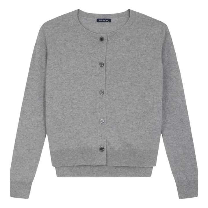 Soeur - Winner Cashmere Cardigan - Grey | Smallable