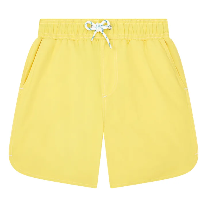 Hundred Pieces - Mid-Length Swim Trunks - Yellow | Smallable