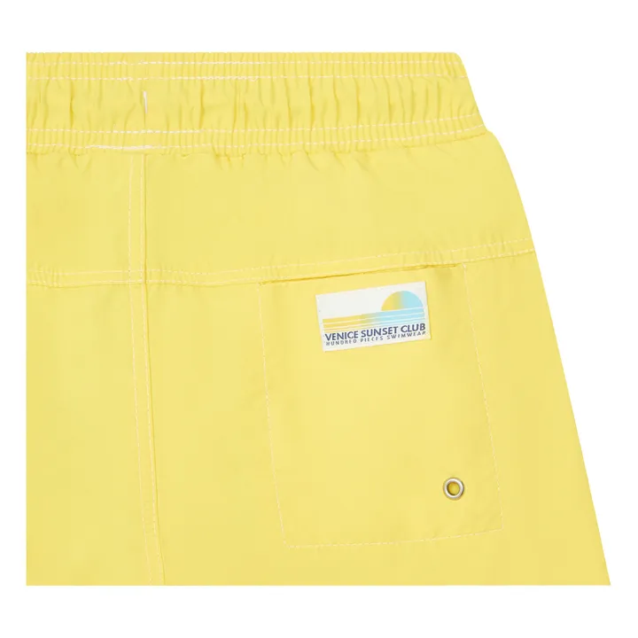 Hundred Pieces - Mid-Length Swim Trunks - Yellow | Smallable