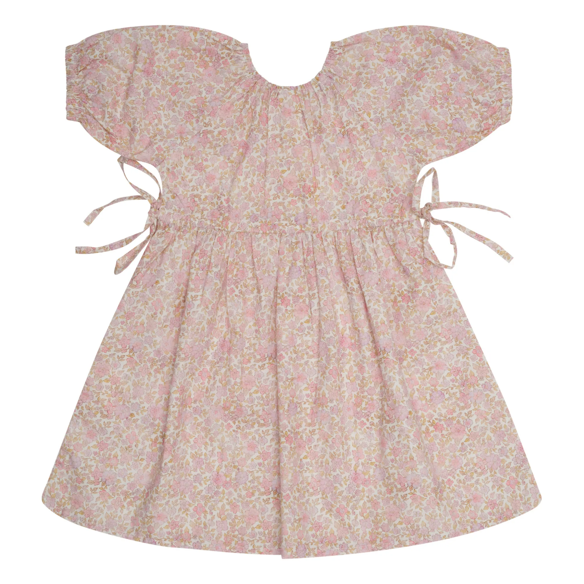 Illoura the Label - Florence Floral Cotton Poplin Dress - Pale pink ...