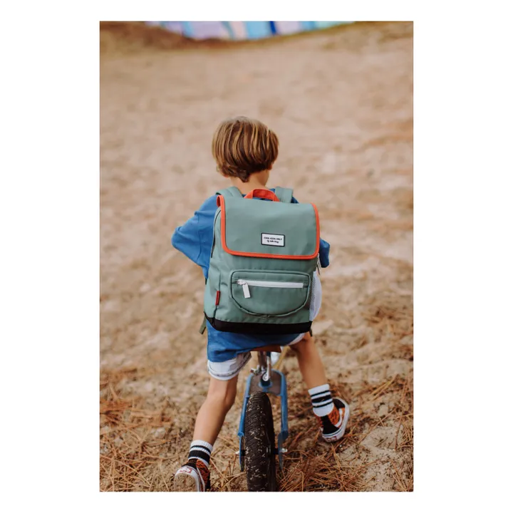 Hello Hossy - Mini Forest Backpack - Verdigris | Smallable