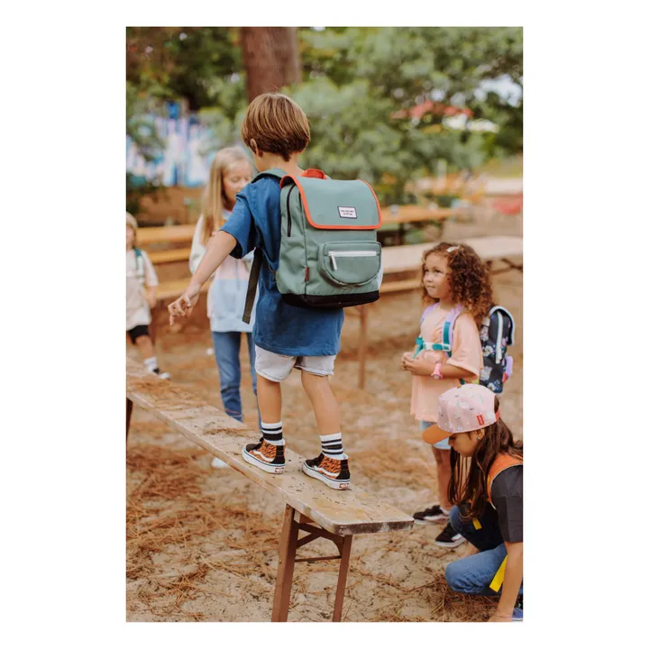 Hello Hossy - Mini Forest Backpack - Verdigris | Smallable