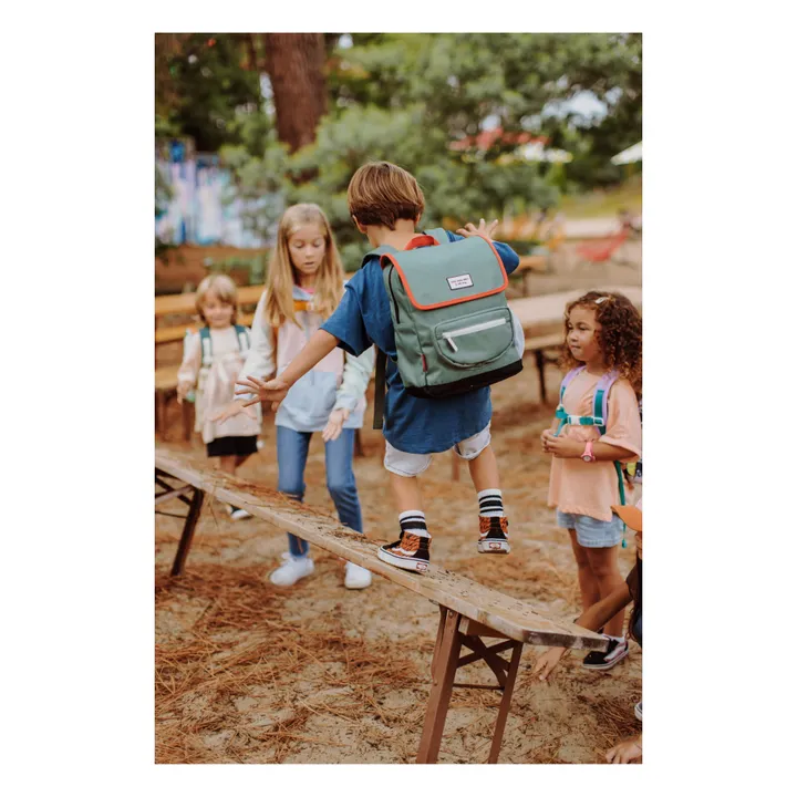 Hello Hossy - Mini Forest Backpack - Verdigris | Smallable
