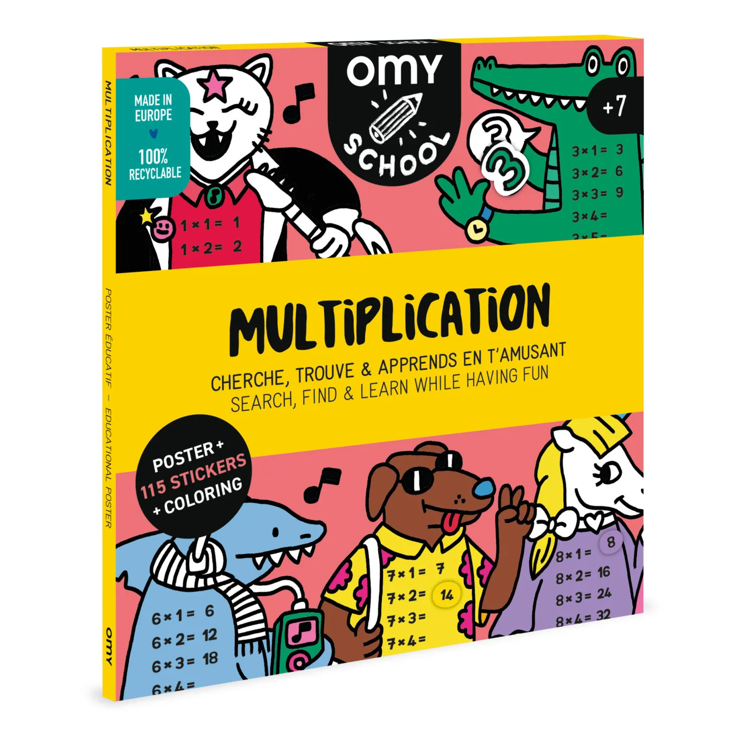Omy - OMY school poster - Multiplications | Smallable
