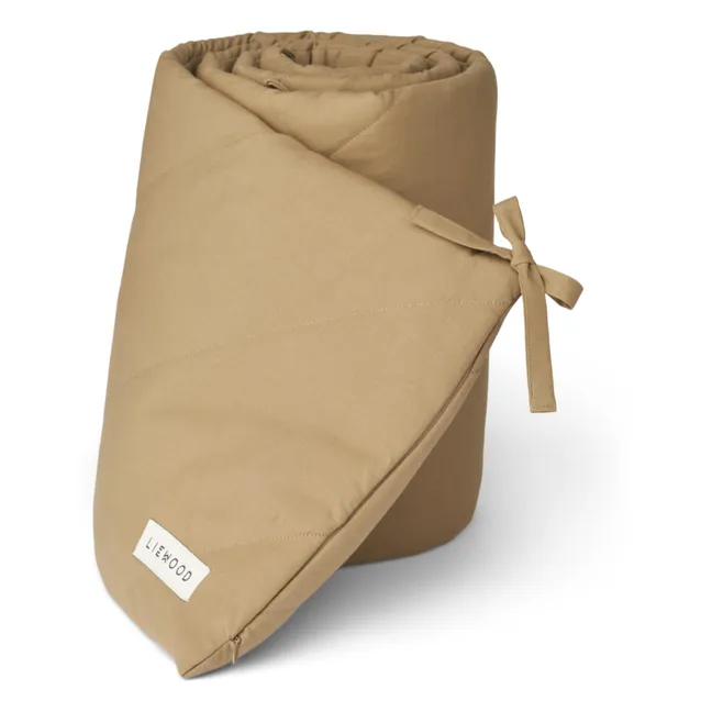 Numero 74 - Organic Cotton Cot Bumper - Sage Green S049 | Smallable