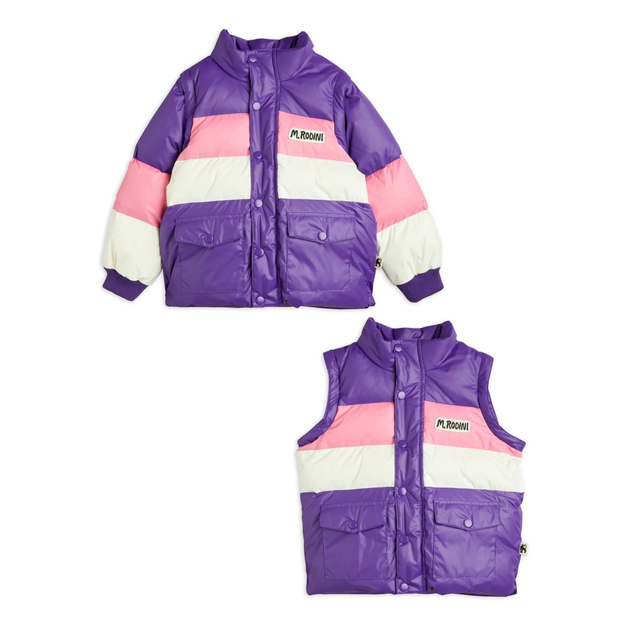 Mini Rodini - Recycled Polyester Jacket - Purple | Smallable