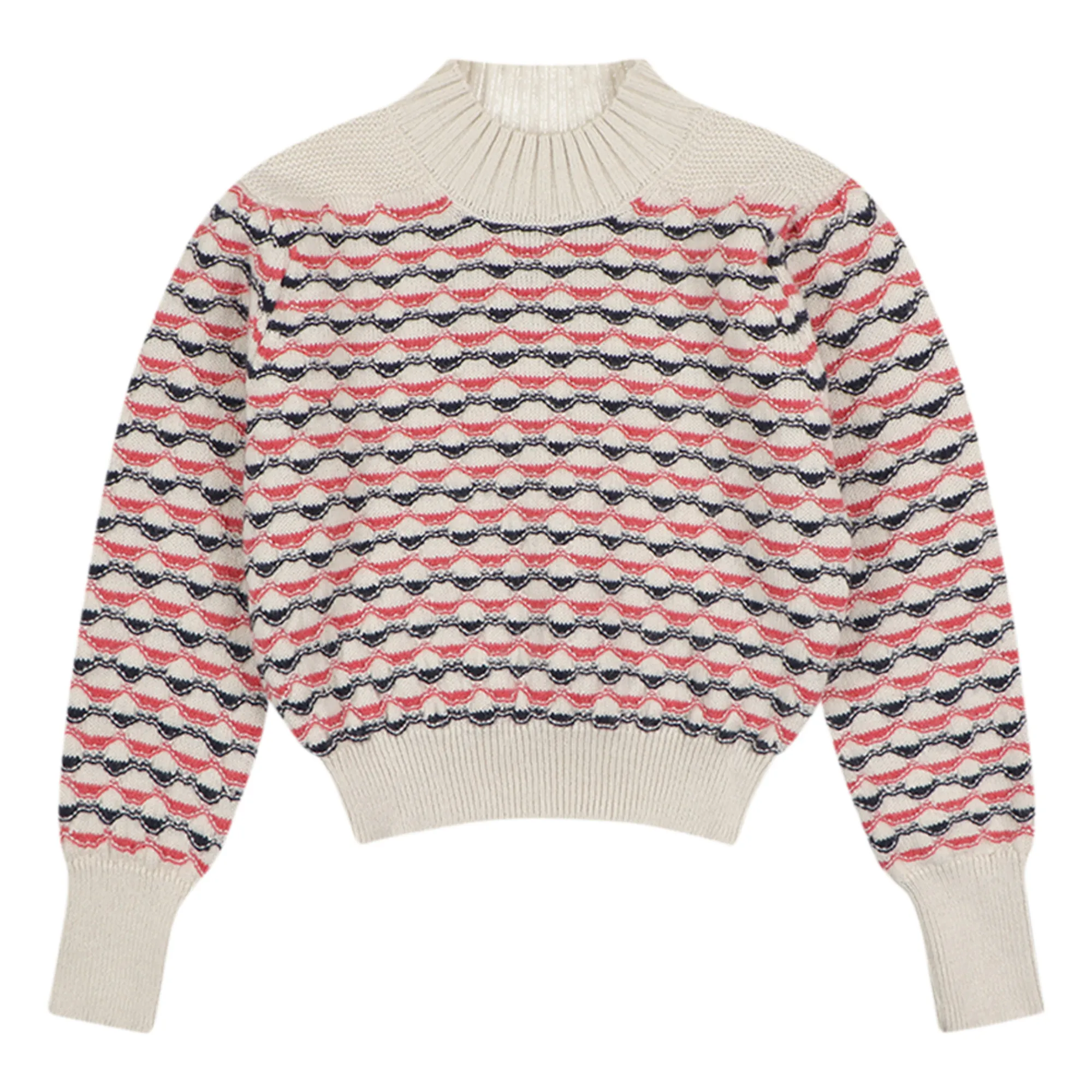 Aymara - Ella Baby Alpaca jumper - Ecru | Smallable