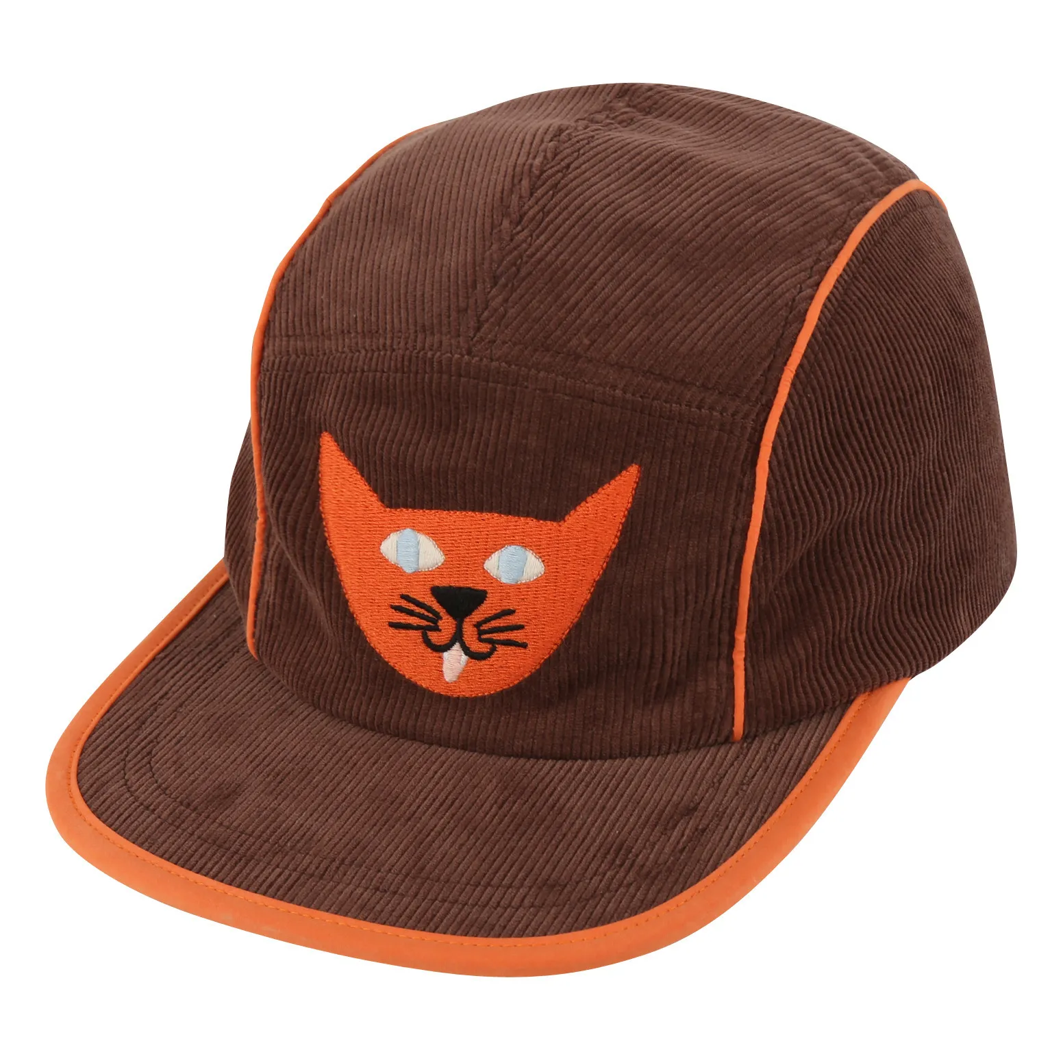 Jelly Mallow - Velvet Cat Cap - Brown | Smallable