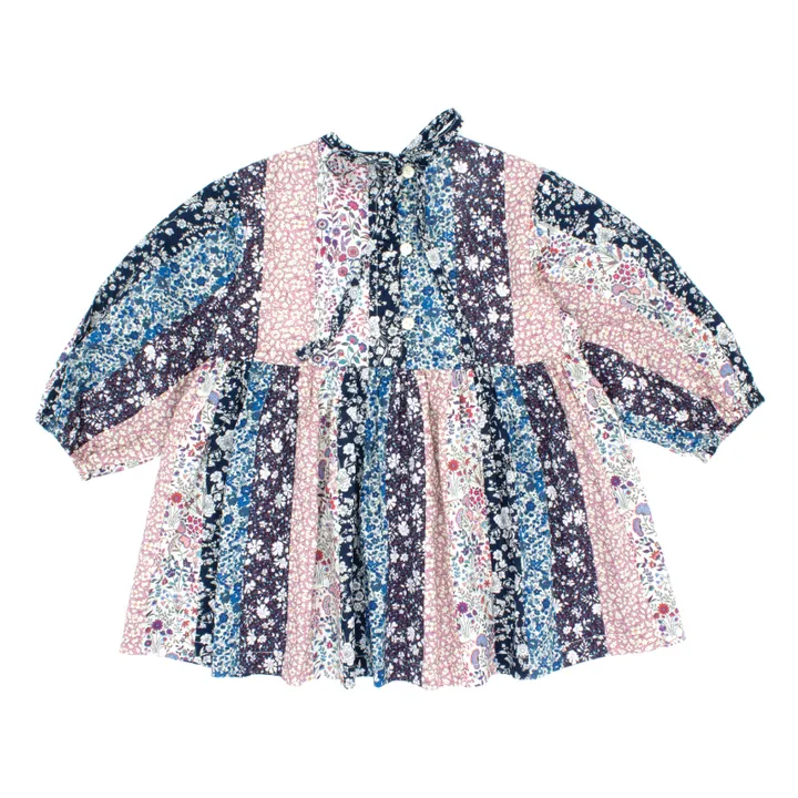 Esther - Sarah Patchwork Dress - Blue | Smallable