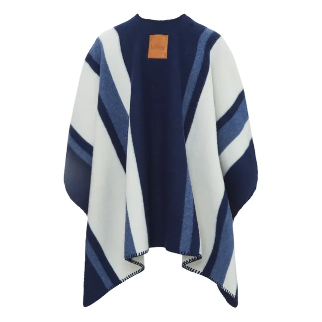 Rain Kiss - Checkerboard Rain Cape - Brown | Smallable