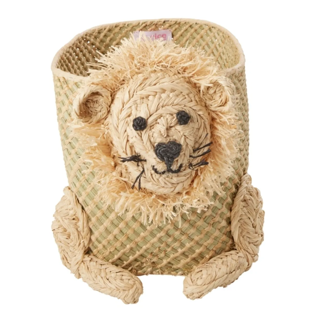 Rice - Lion storage basket - Natural | Smallable
