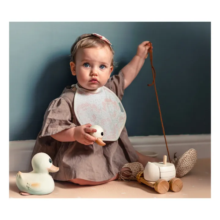 Hevea - Wooden Duck Pull Toy - White | Smallable