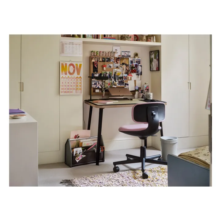 Vitra - Happy office waste garbage can in recycled material - Light ...