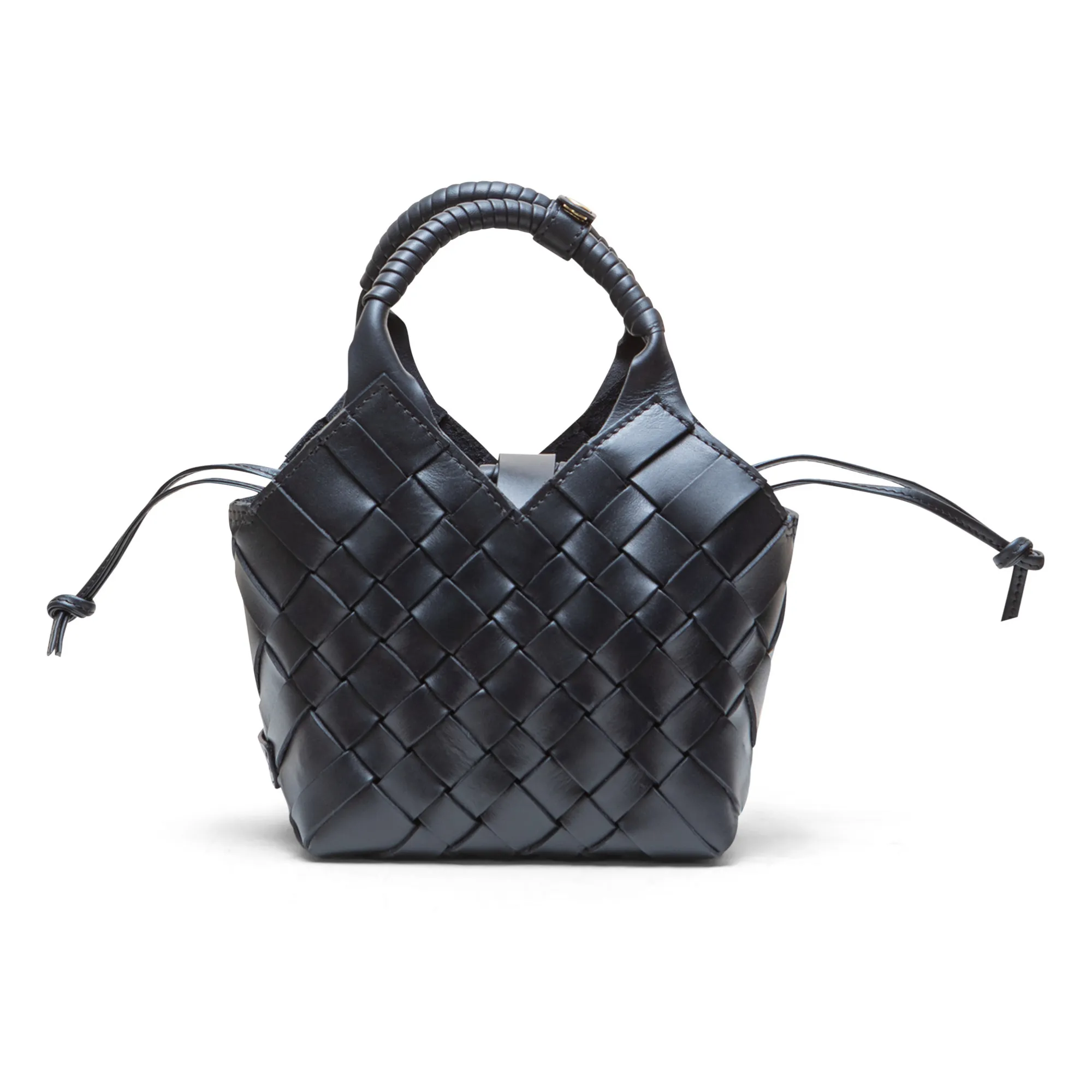 Cala Jade - Misu Mini Leather Bag - Navy blue | Smallable